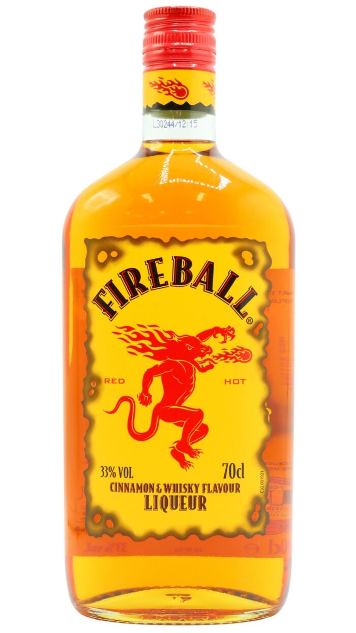 Fireball - Cinnamon Whisky Liqueur 70cl 33% ABV | Hard To Find Whisky ...