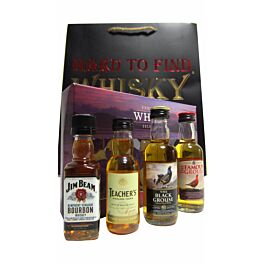 Multiple Distillery Packs - Miniature Gift Pack Whisky 5cl x 4 40% ABV ...