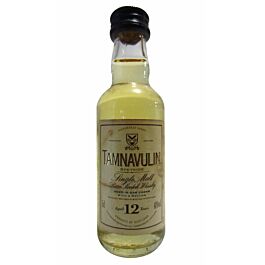 Tamnavulin - 12 year old Single Malt Whisky 5cl 40% ABV Miniature ...