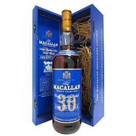 Macallan - 30 year old Sherry Oak Blue Label Highland Single Malt ...