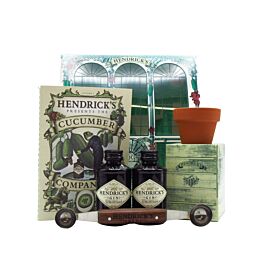 Hendrick's - Original Dry Gin 5cl x 2 41.4% ABV Cucumber Hothouse Gift ...