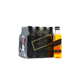 Johnnie Walker - 12 year old Black Label Blended Scotch Whisky 5cl x 12 ...