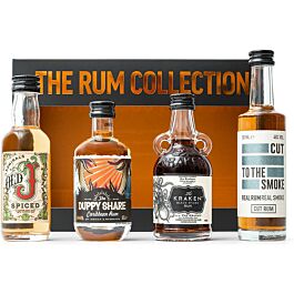 The Rum Collection - Spiced Rum 5cl x 4 40% ABV Miniature Gift Pack ...