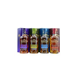 Tomatin - French Collection Quartet 4 x 70cl 2008 12 year old Whisky ...