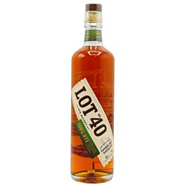 Lot No. 40 - Canadian Rye Whisky 70cl 43% ABV | Hard To Find Whisky | HTFW
