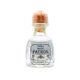 Patron - Silver Tequila 5cl 40% ABV Miniature | Hard To Find Whisky | HTFW
