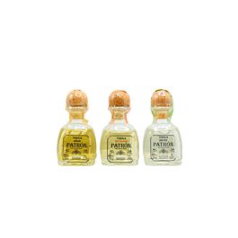 Patron - Silver, Reposado & Anejo Tequila 5cl x 3 40% ABV Miniatures ...