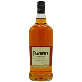 Teacher's - Highland Cream Blended Scotch Whisky 100cl 40% ABV (1 Litre ...