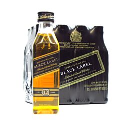 Johnnie Walker - Black Label Miniatures 12 x 5cl 12 year old Whisky 5cl ...