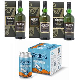 Ardbeg - Smoky Porter Beer, Corryvreckan, Uigeadail & An Oa Whisky 70cl ...