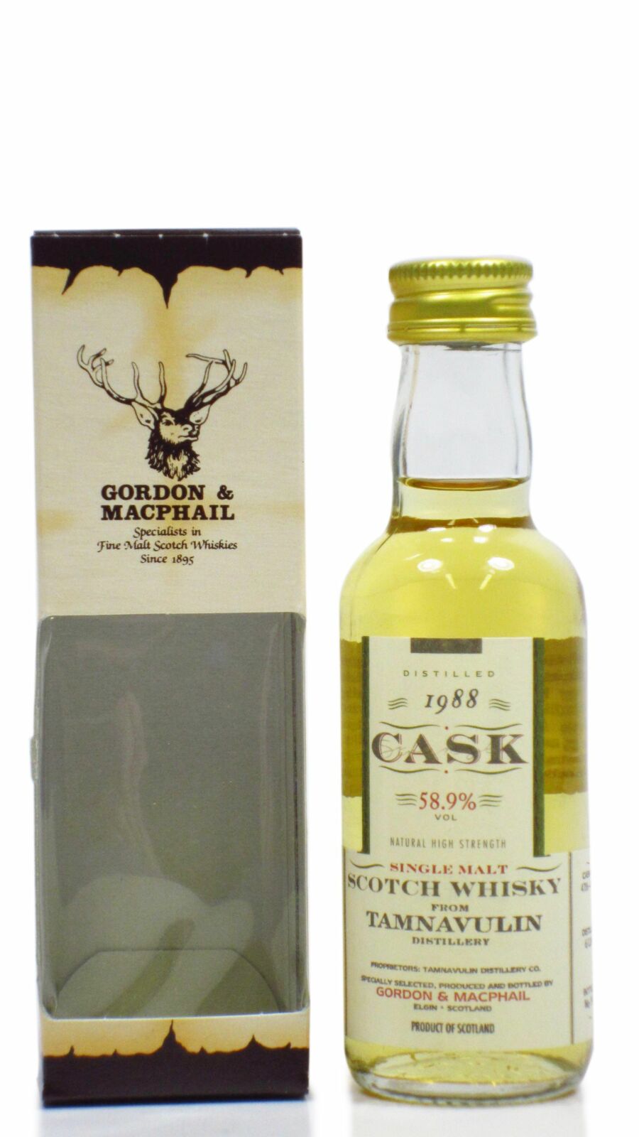 Tamnavulin - Connoisseurs Choice Single Malt Scotch 1988 Whisky 5cl 58. ...