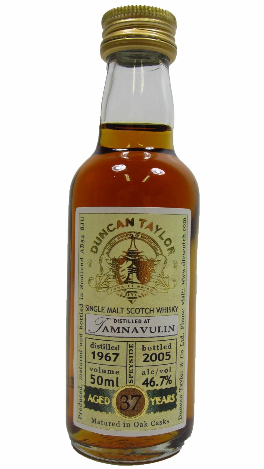 Tamnavulin - 37 year old Duncan Taylor Single Malt Scotch 1967 Whisky ...