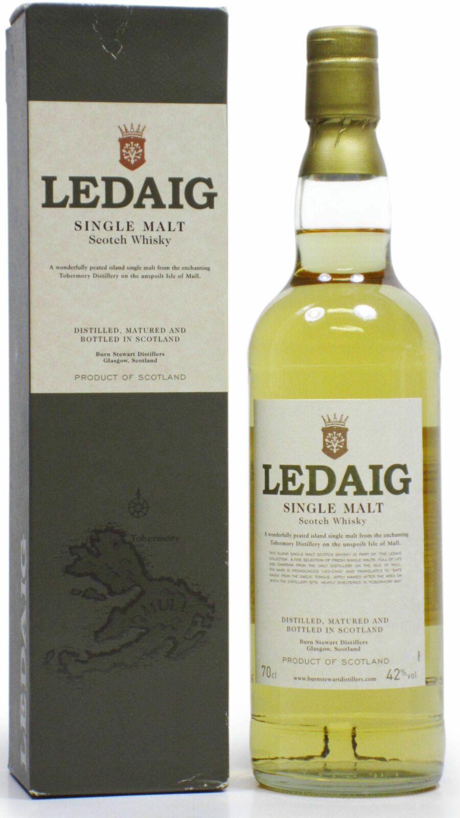 Ledaig - 4 year old Ledaig Light Original Single Malt Whisky 70cl 42% ...