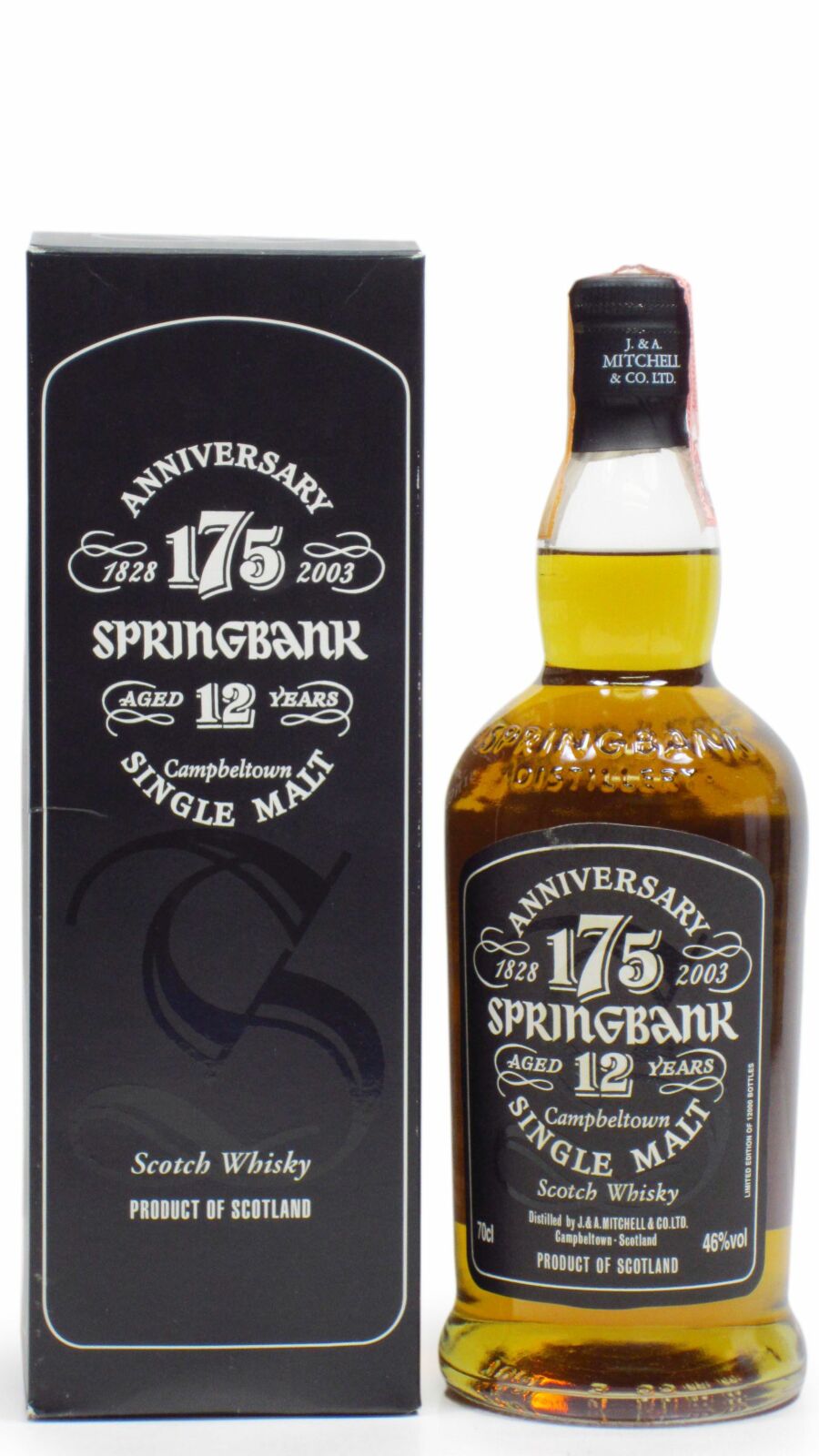 Springbank - 175th Anniversary 1991 12 year old Whisky 70cl 46% ABV ...