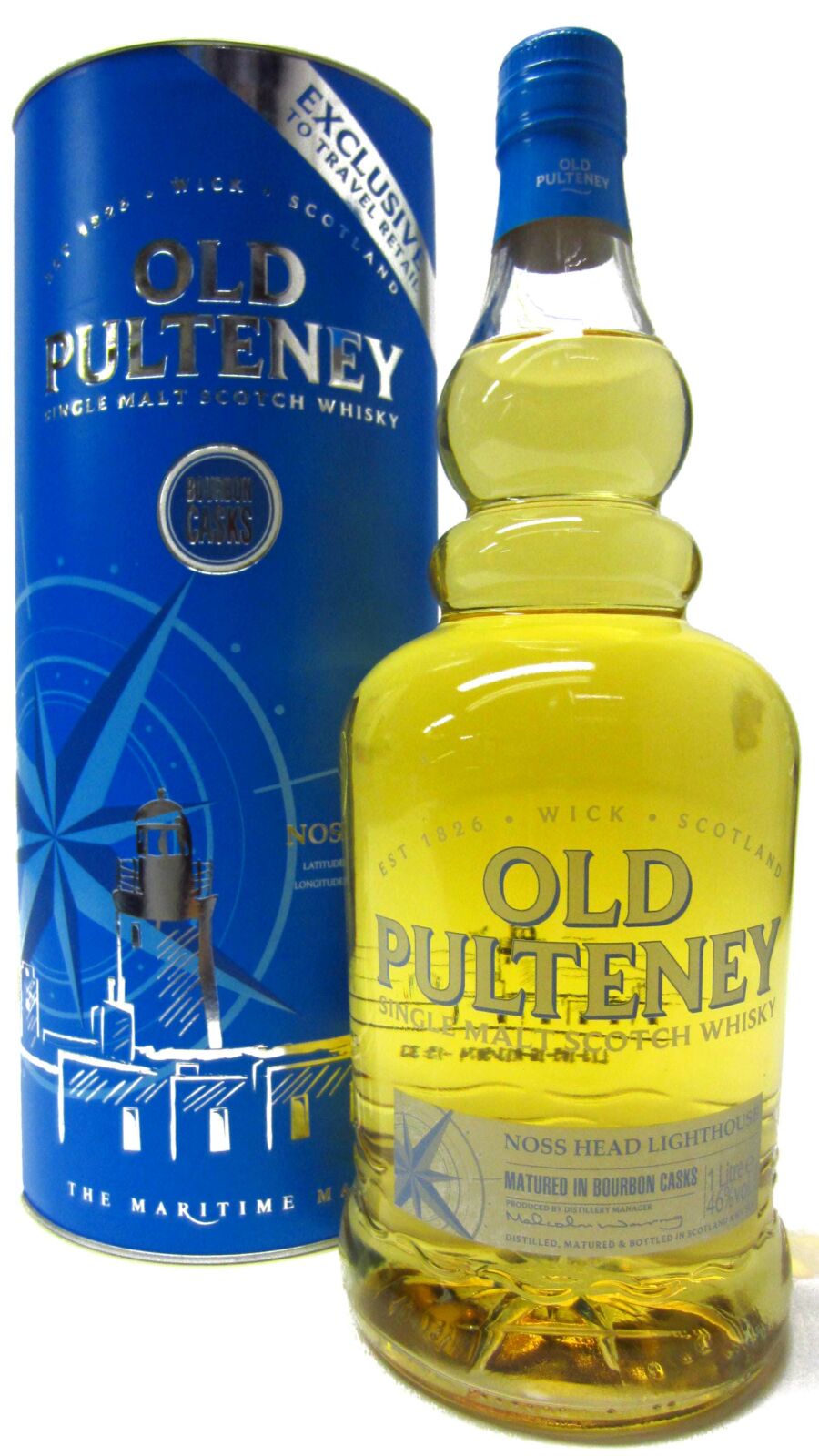 Old Pulteney - Noss Head Lighthouse Whisky (1 Litre) 100cl 46% ABV ...