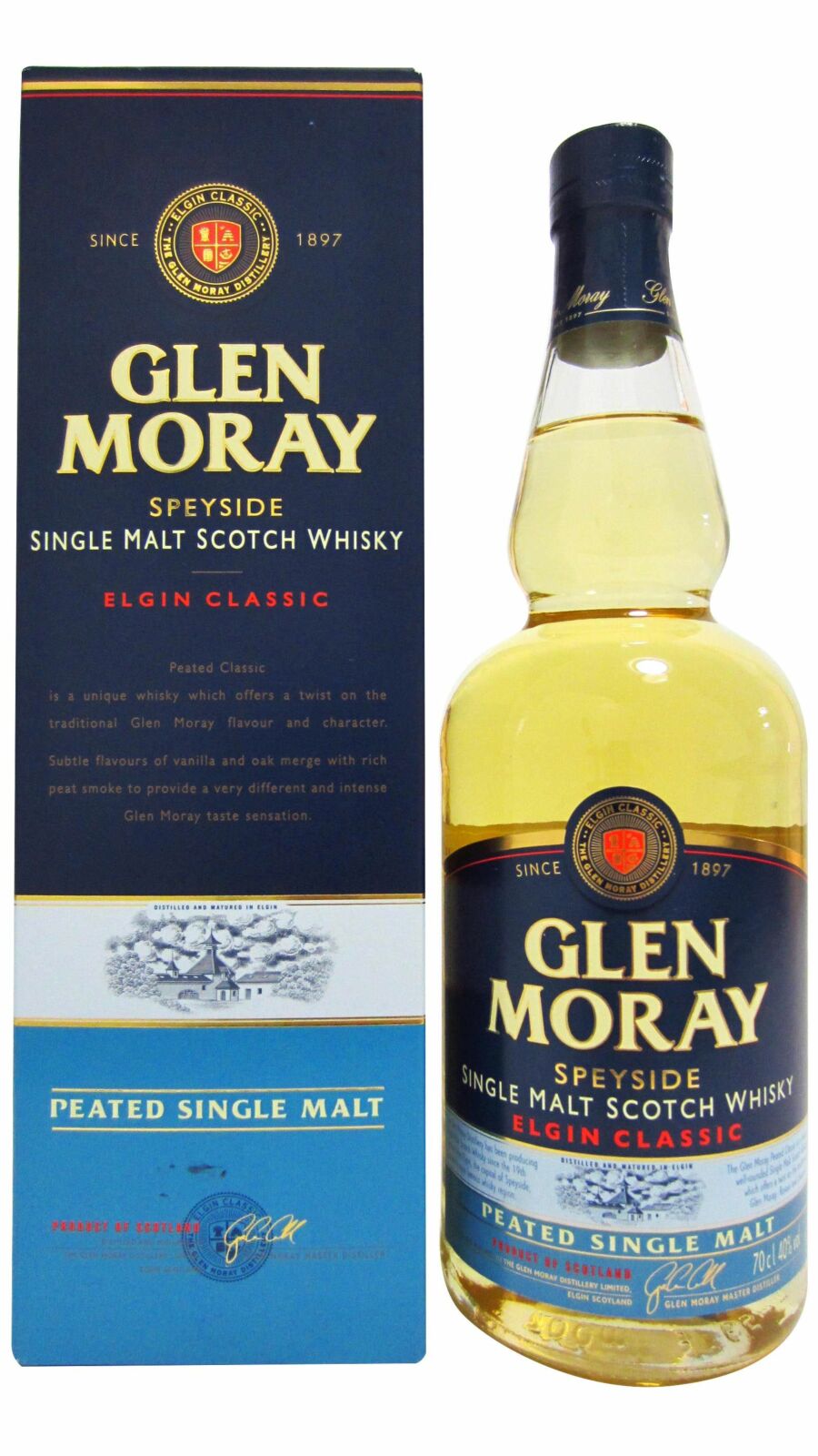 Glen Moray - Peated Single Malt Whisky 70cl 40% ABV | Hard To Find ...