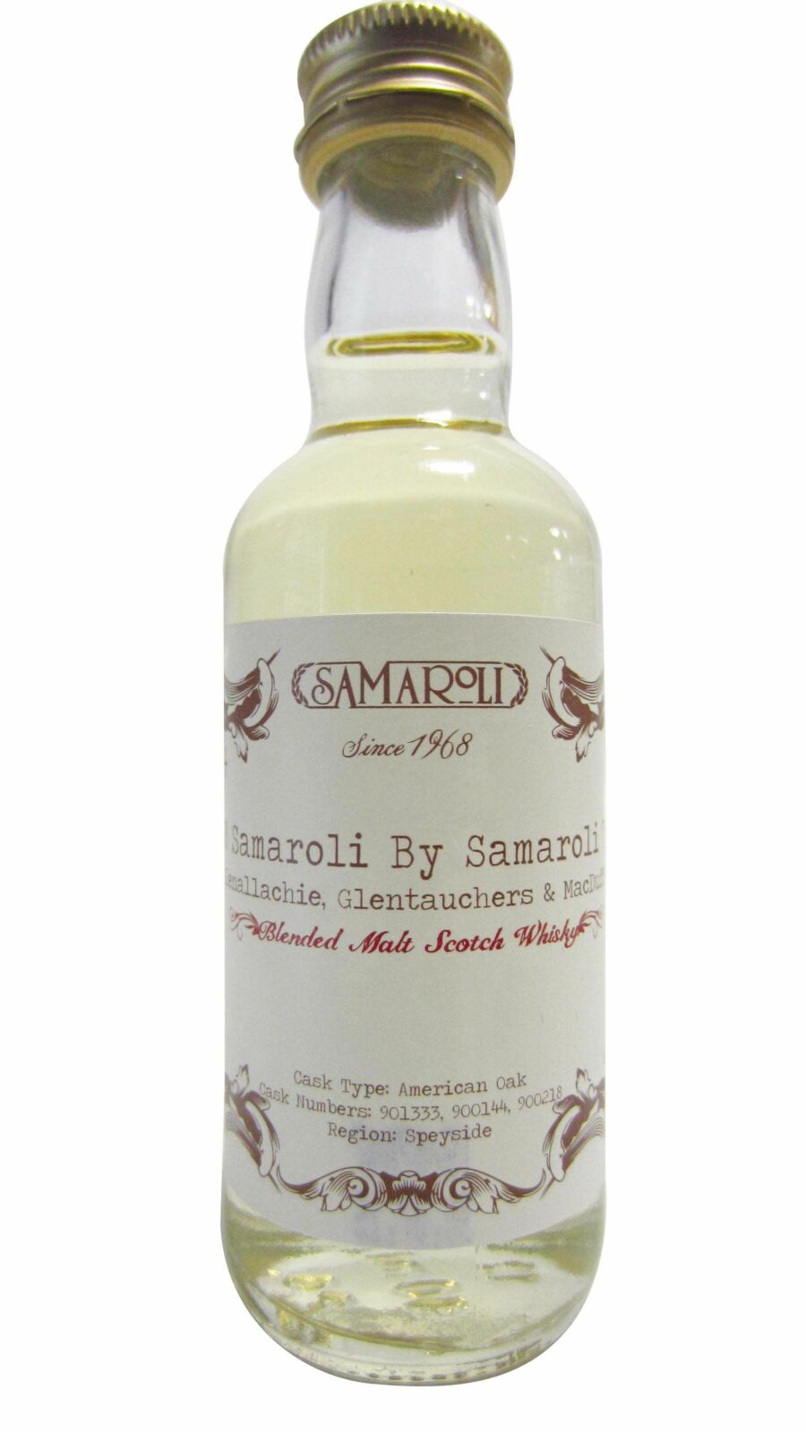 Blended Whisky - Samaroli By Samaroli Miniature 2008 7 year old Whisky ...