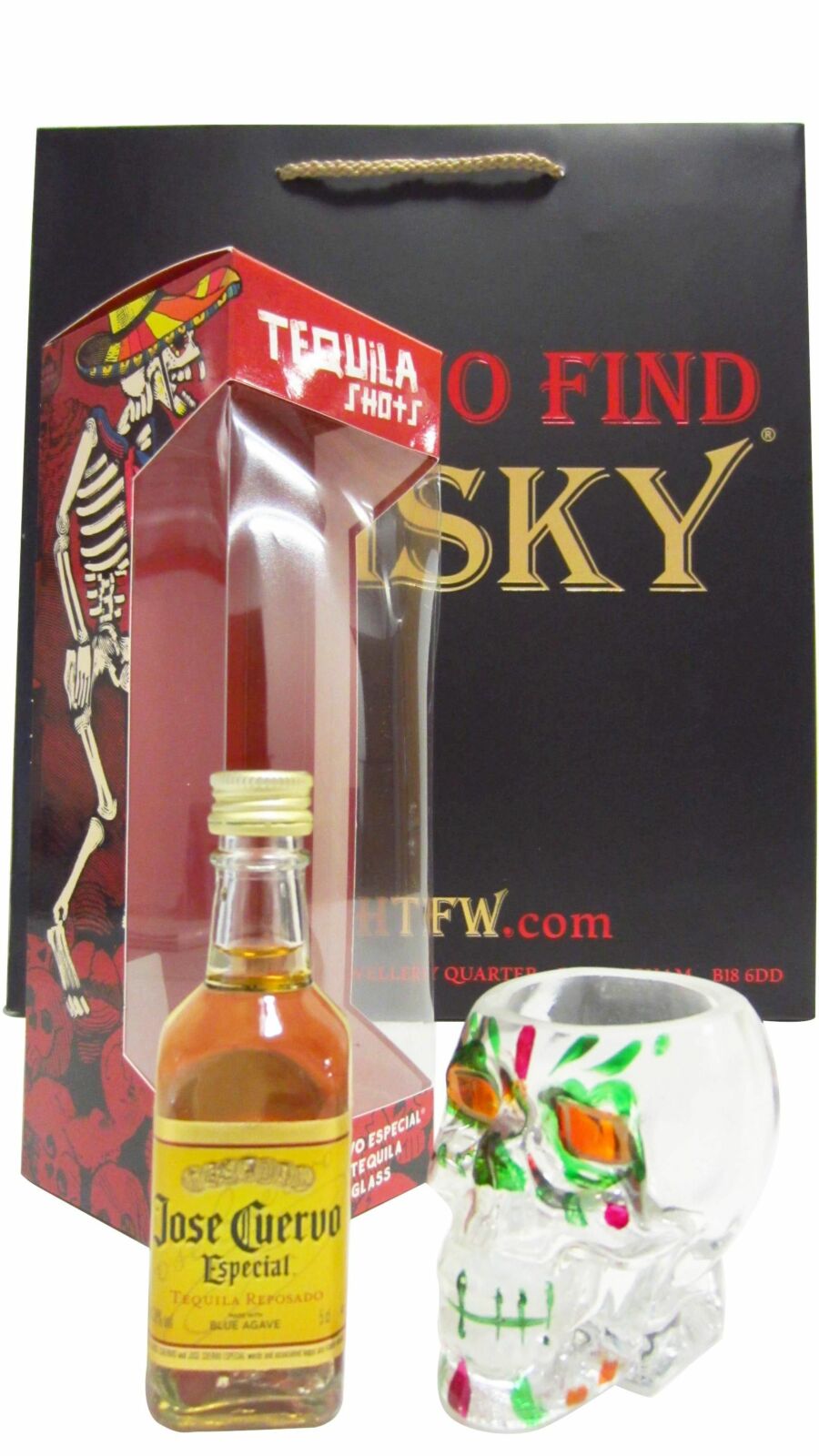 Jose Cuervo - Especial Tequila 5cl 38% ABV Shot Glass Gift Pack | Hard ...
