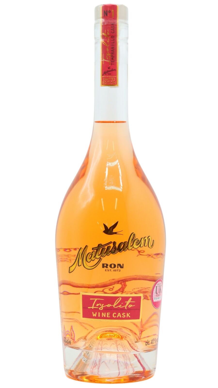 Matusalem - Insolito Wine Cask Finish Rum 70cl 40% ABV | Hard To Find ...