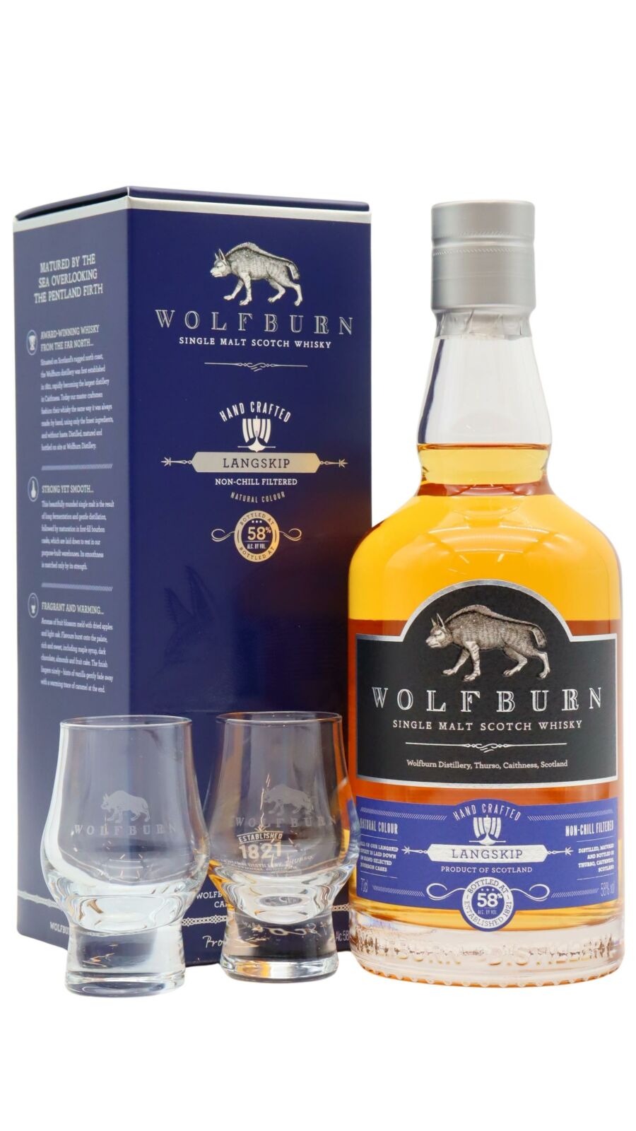 Wolfburn - Langskip Highland Single Malt Scotch Whisky 70cl 58% ABV ...
