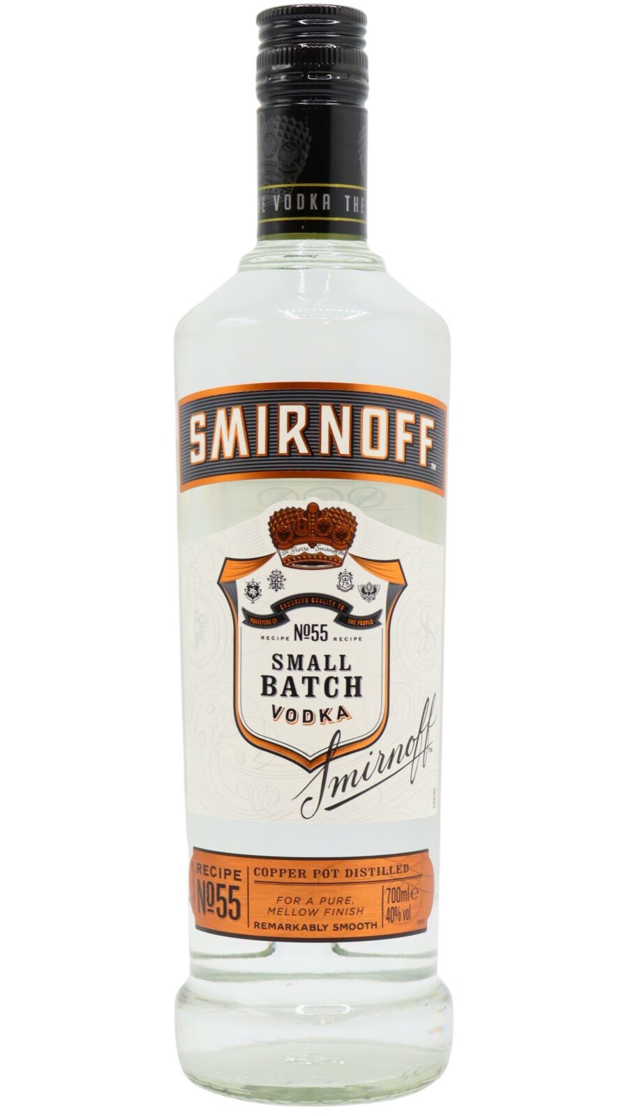 Smirnoff - Black Small Batch Vodka 70cl 40% ABV | Hard To Find Whisky ...