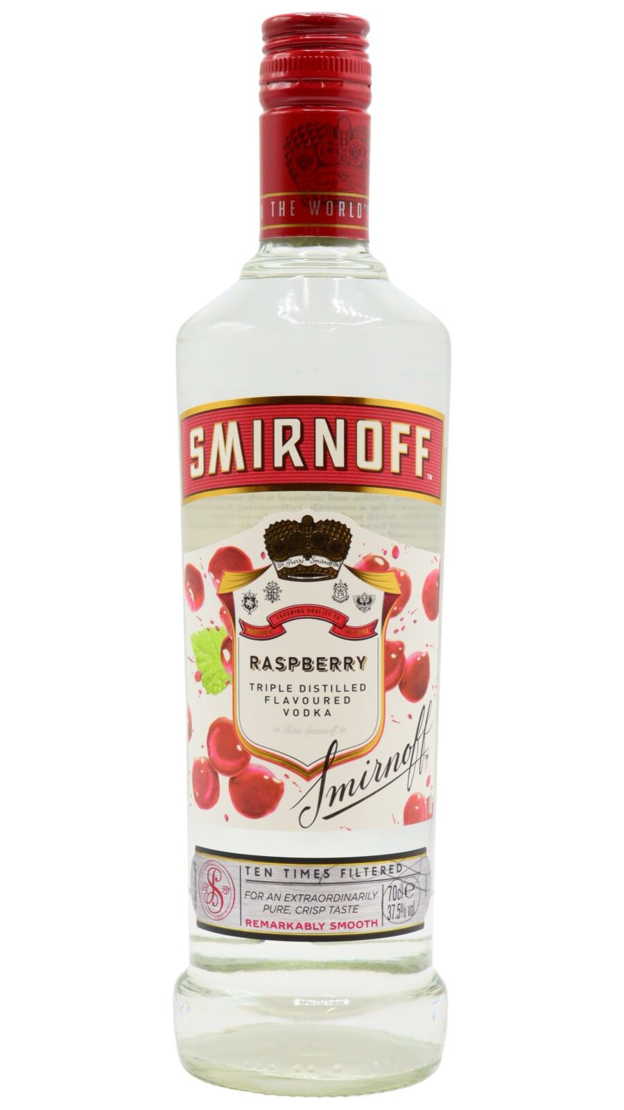 Smirnoff - Raspberry Vodka 70cl 37.5% ABV | Hard To Find Whisky | HTFW
