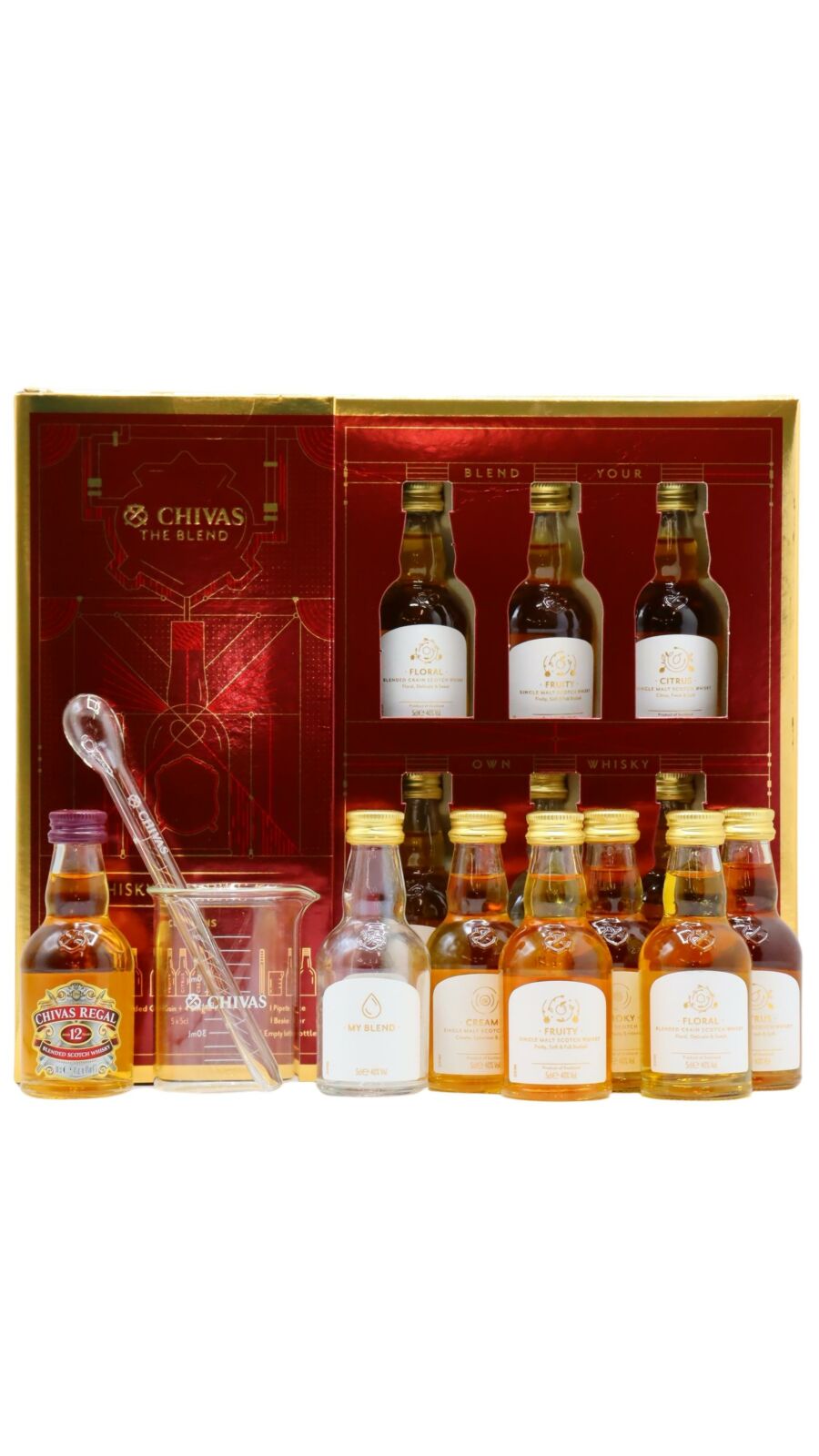 Chivas Regal - Blending Kit Whisky (6 x 5cl) 5cl x 6 40% ABV | Hard To ...
