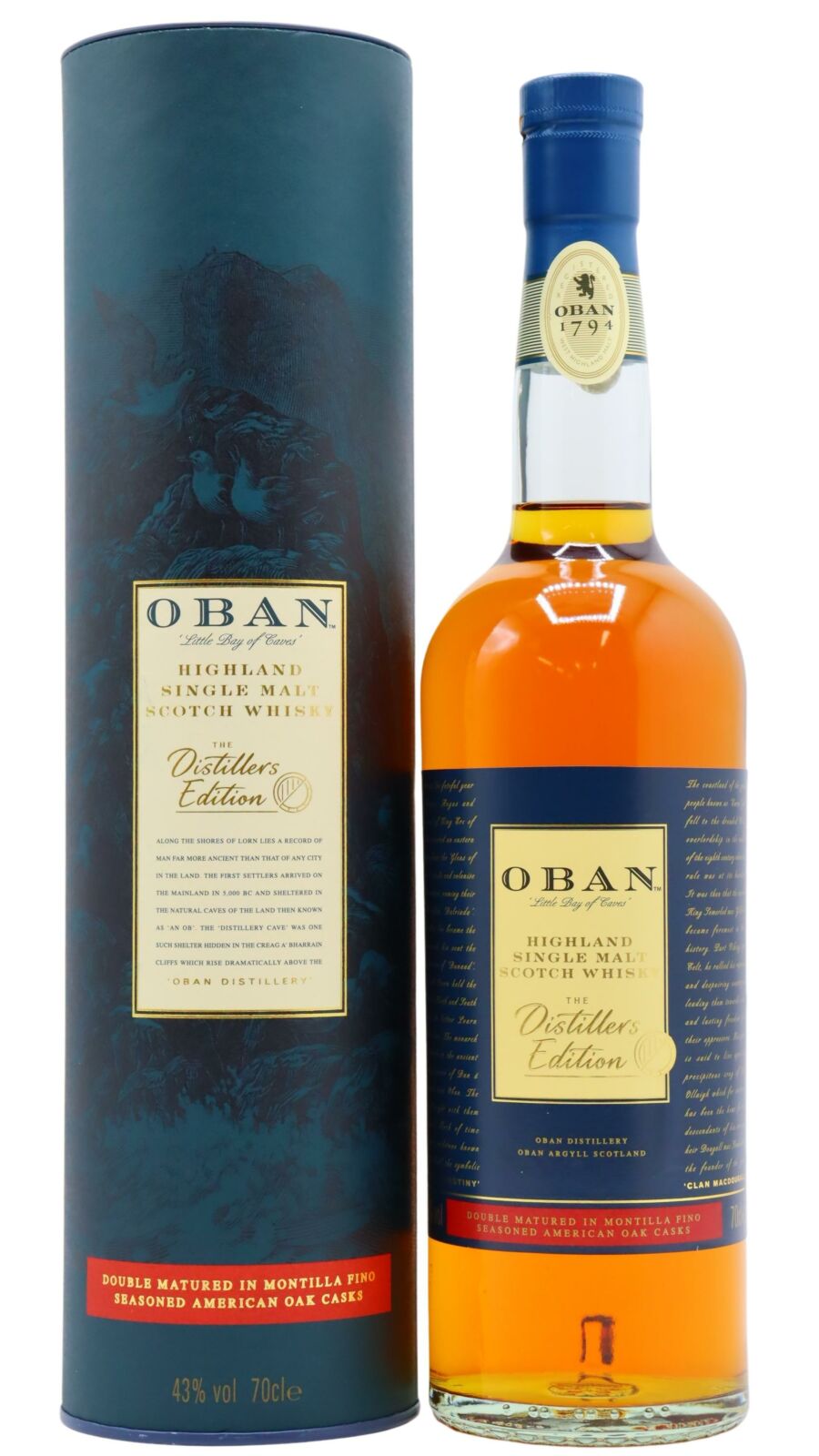 Oban - Distillers Edition Single Malt Scotch Whisky 70cl 43% ABV | Hard ...