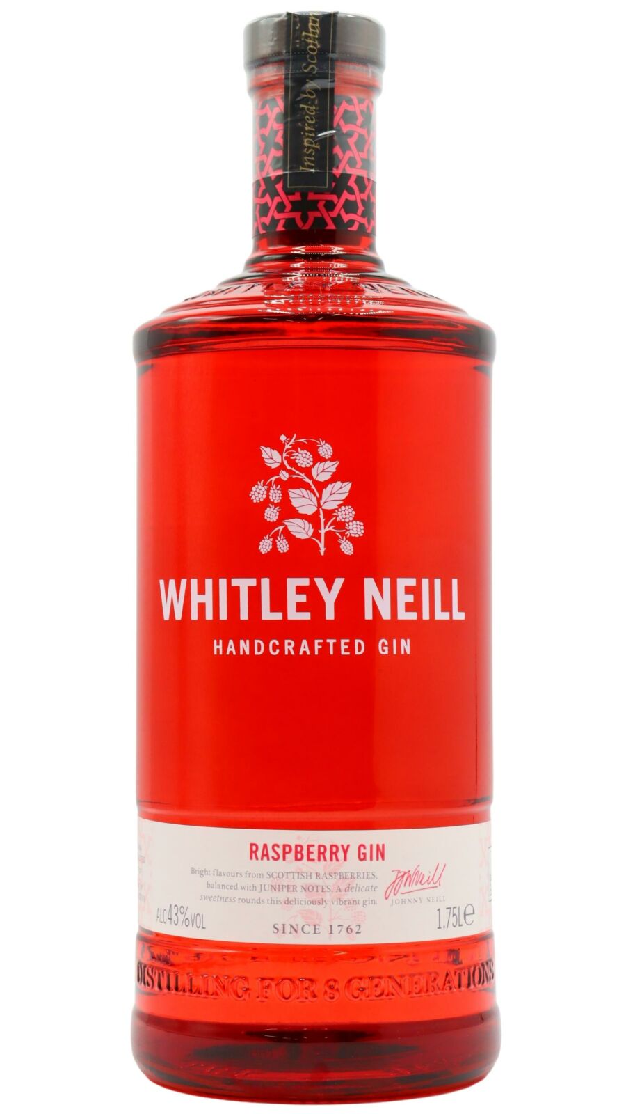 Whitley Neill - Raspberry Gin (1.75 Litre Magnum) 175cl 43% ABV | Hard ...