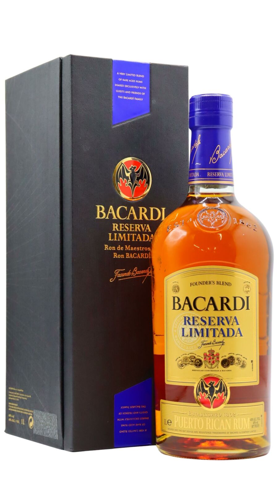 Bacardi - Reserva Limitada Rum 100cl 40% ABV | Hard To Find Whisky | HTFW