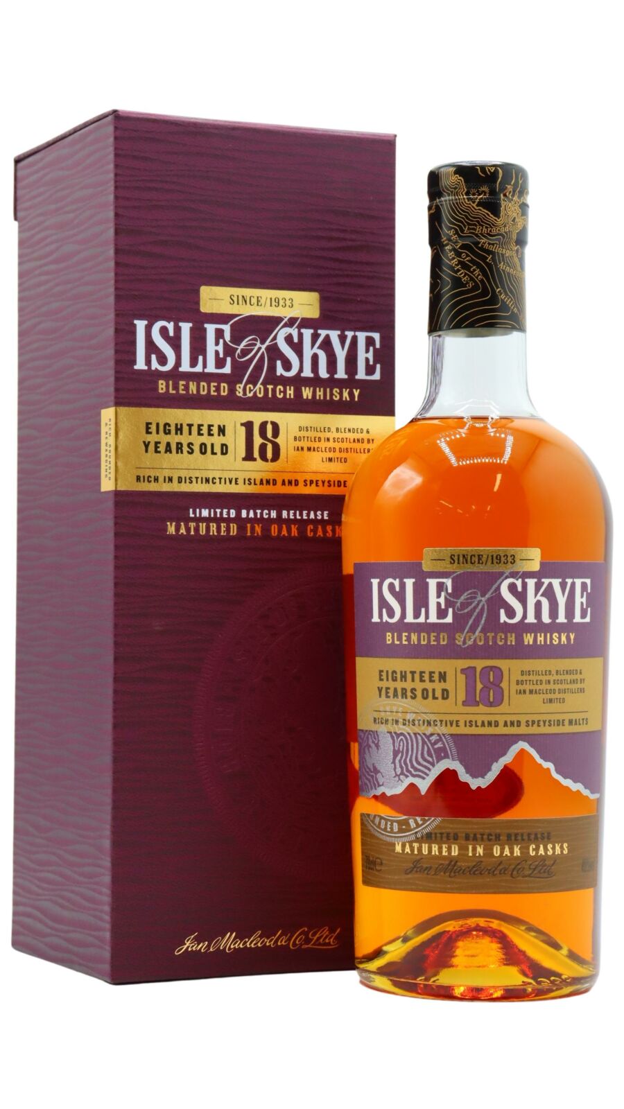Isle of Skye - Blended Scotch 18 year old Whisky 70cl 40% ABV | Hard To Find Whisky | HTFW