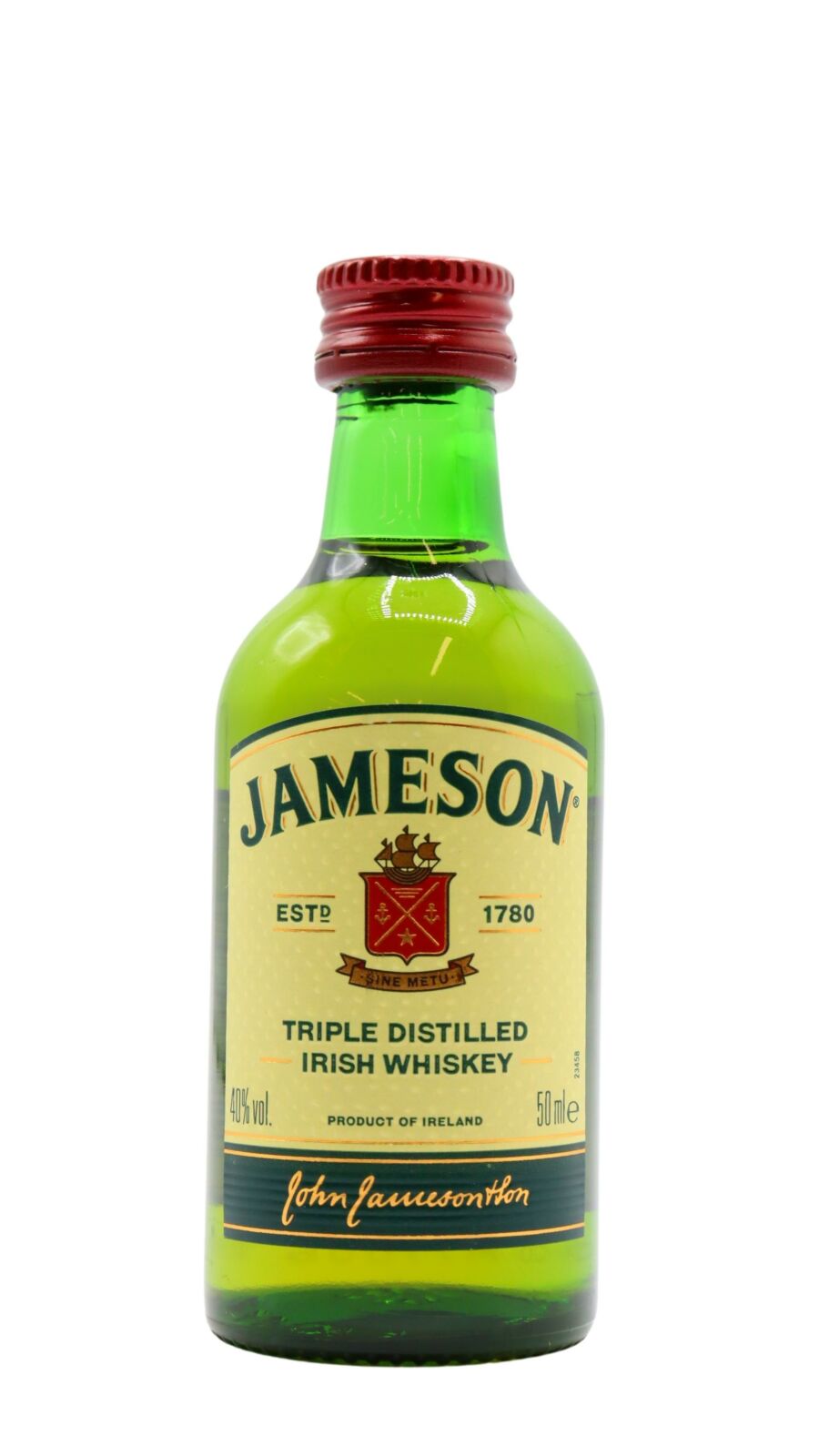 Jameson - Triple Distilled Irish Whiskey Miniature 5cl 40% ABV | Hard ...