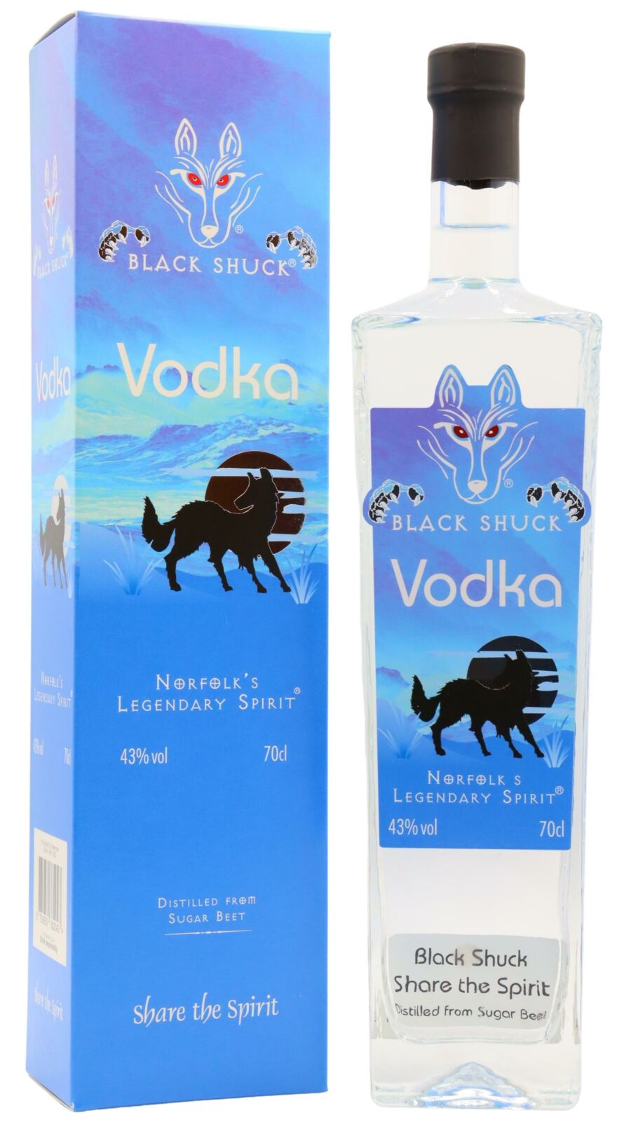 Black Shuck - Sugar Beet Distilled Vodka 70cl 43% ABV | Hard To Find ...