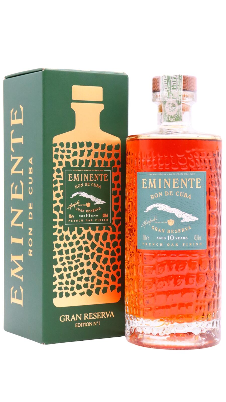 Eminente - 10 year old Gran Reserva Cuban Rum 70cl 43.5% ABV | Hard To ...