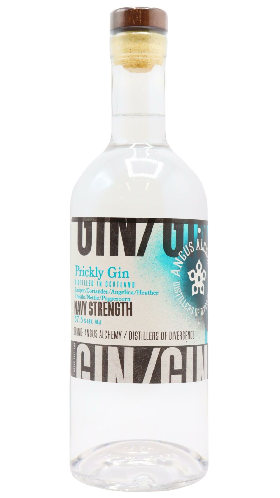Angus Alchemy - Prickly Navy Strength Scottish Gin 70cl 57.5% ABV ...