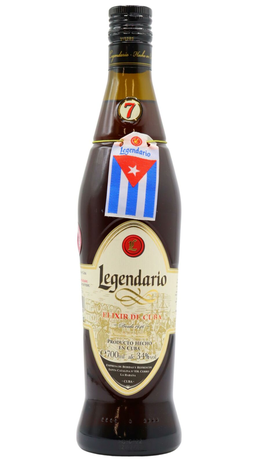 Legendario - 7 year old Elixir De Cuba Rum 70cl 34% ABV | Hard To Find ...