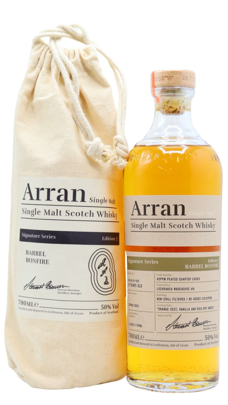Arran - Signature Series Edition 2 - Barrel Bonfire Single Malt Scotch ...