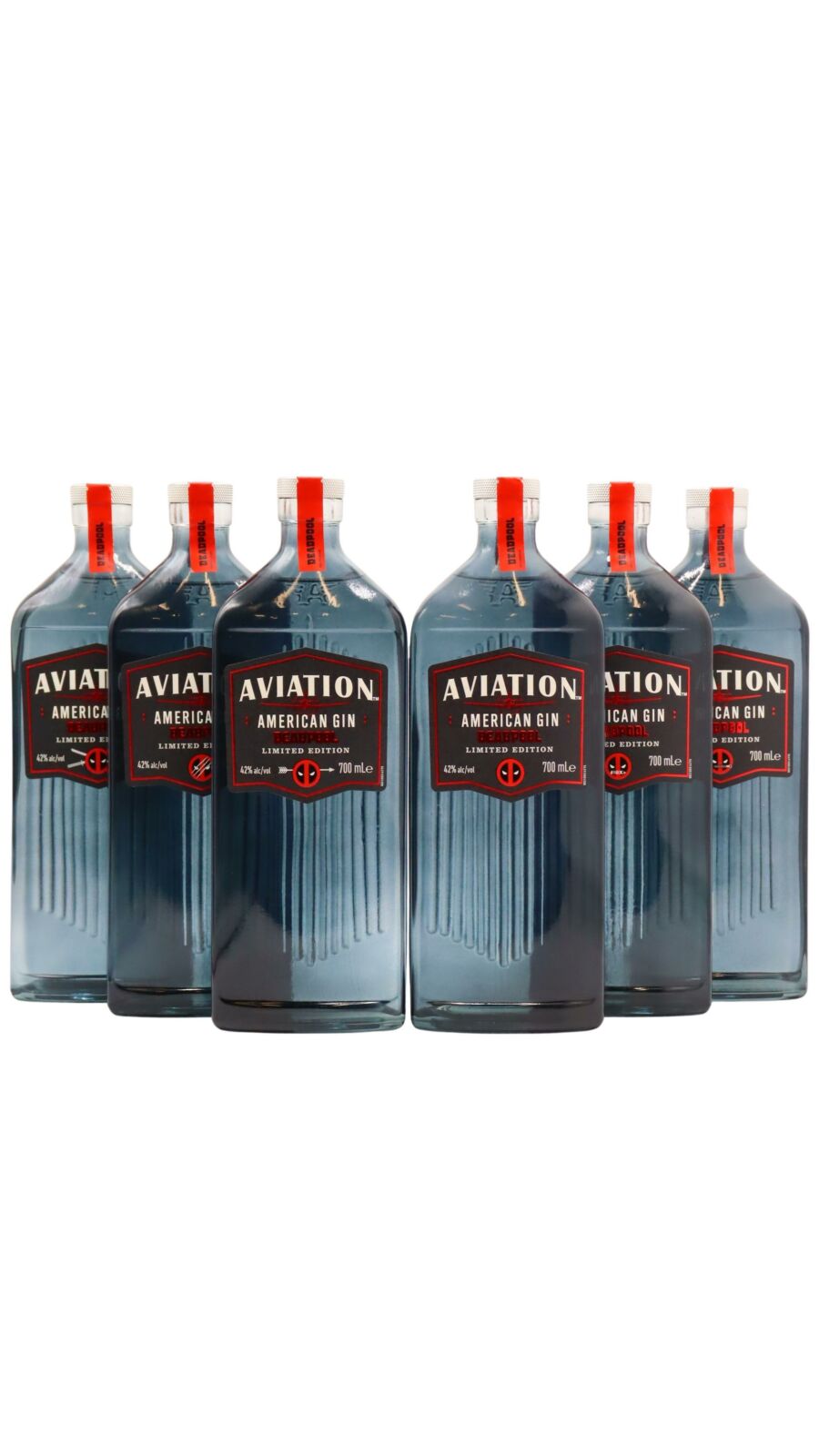Aviation - Limited Edition Deadpool Complete Set Gin (Ryan Reynolds) (6 ...