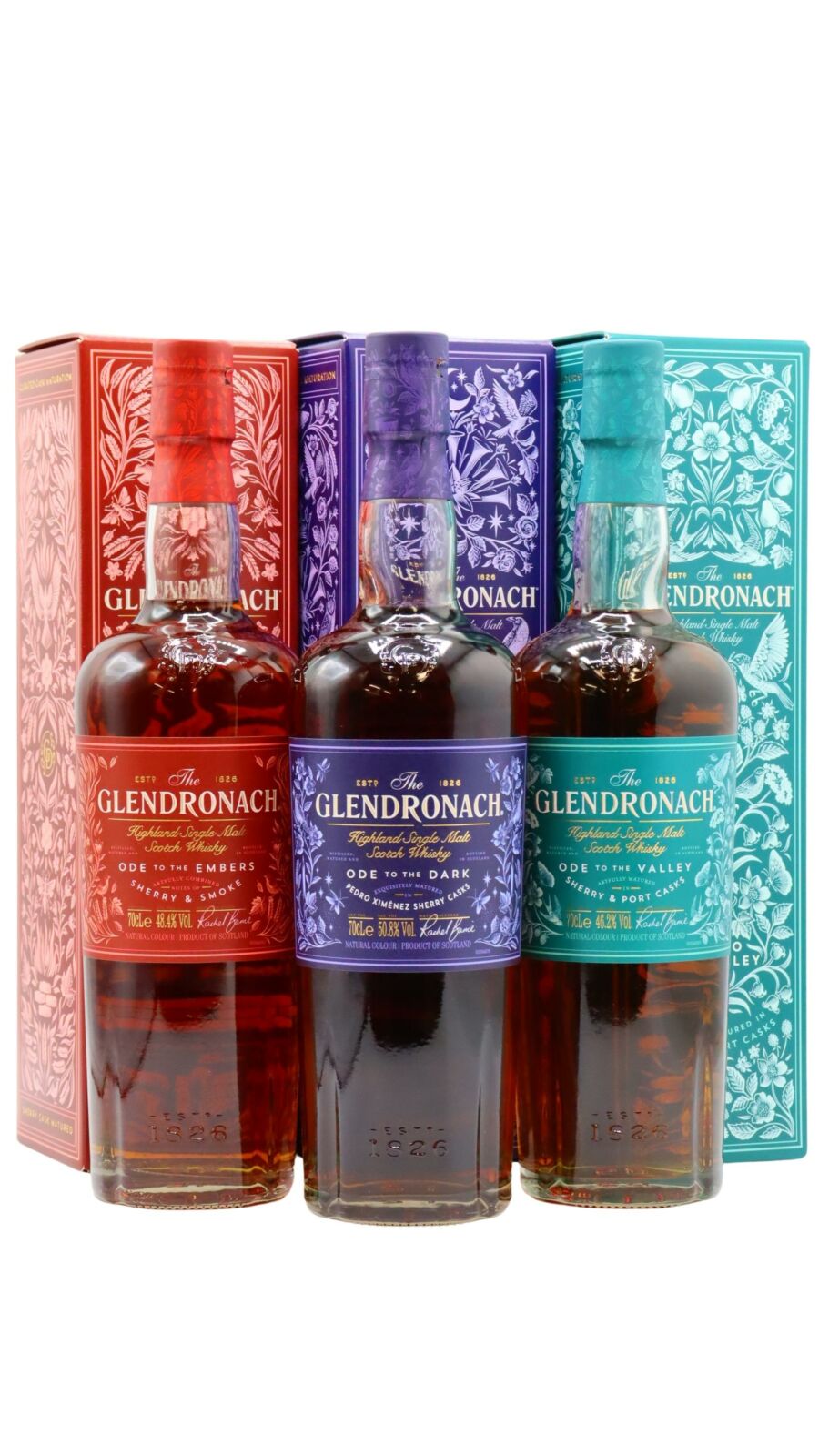 Glendronach - Masters Anthology Collection Single Malt Scotch Whisky ...