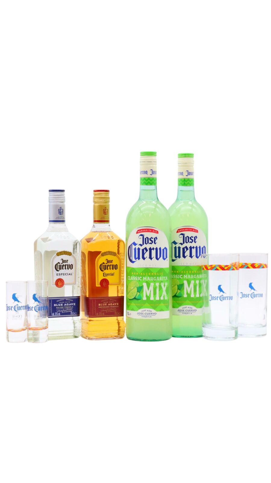 Jose Cuervo - Silver & Reposado Tequila (Includes Margarita Mix, Shot ...