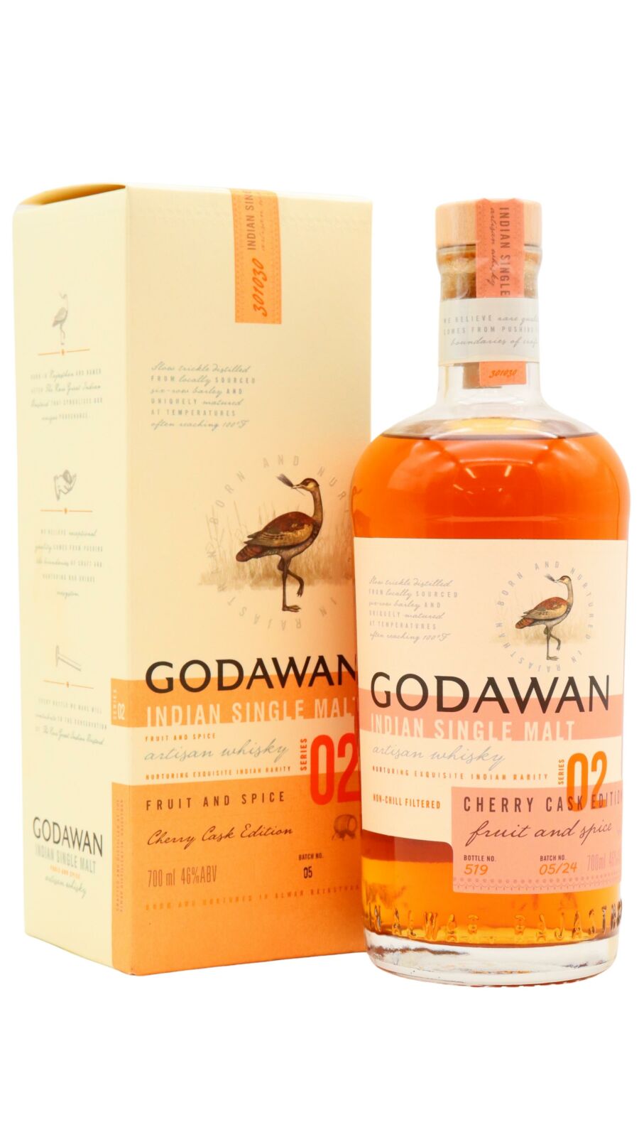 Godawan - Series 2 - Fruit & Spice Indian Single Malt Whisky 70cl 46% ...