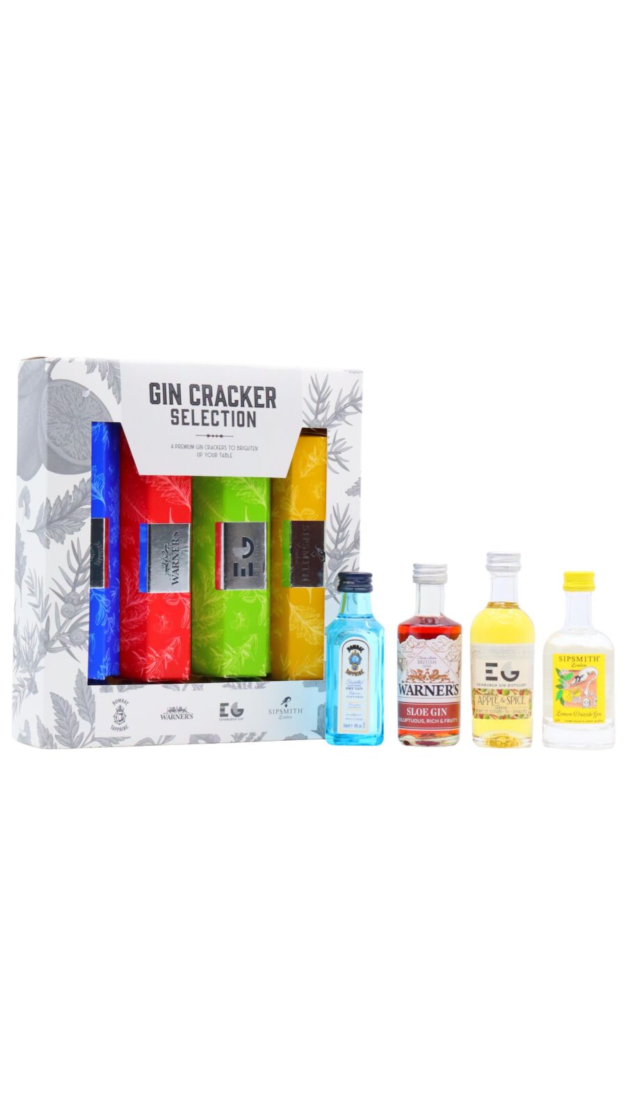 Multiple Distillery Packs - Premium Gin 5cl x 4 40% ABV Christmas ...