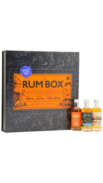 The Rum Box - Purple Edition Tasting Set (5 x 10cl) 5cl x 10 42.3% ABV ...